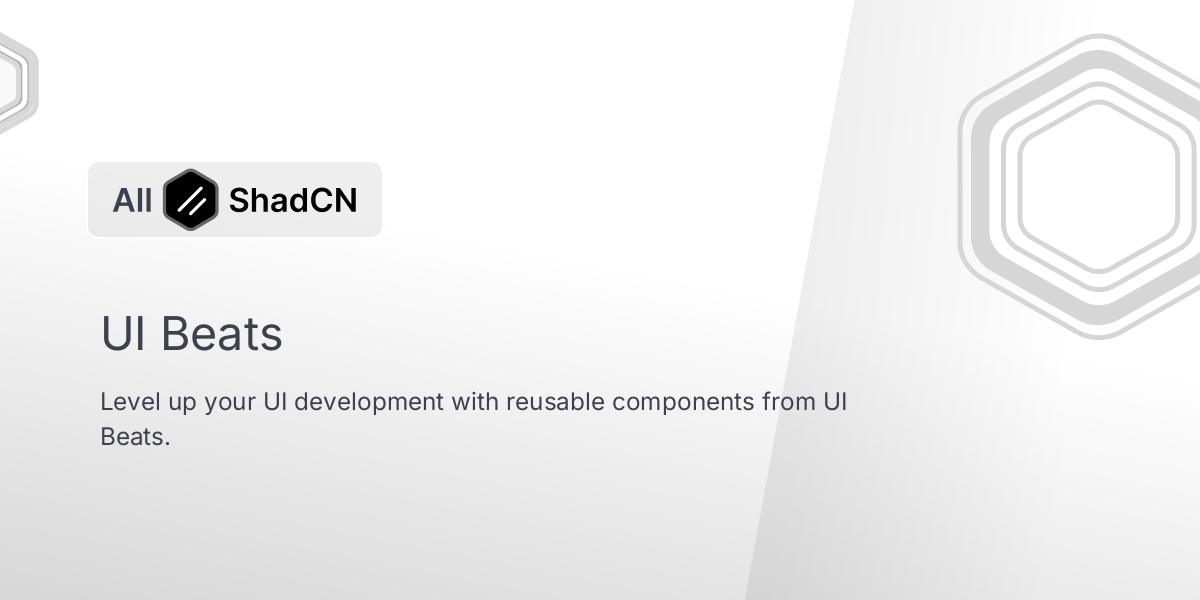 UI Beats | All Shadcn