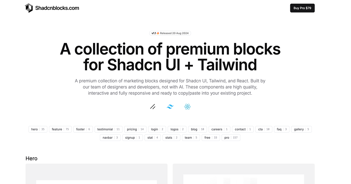 Shadcn Hero Section | All Shadcn