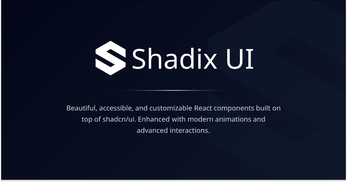 Shadix UI | All Shadcn