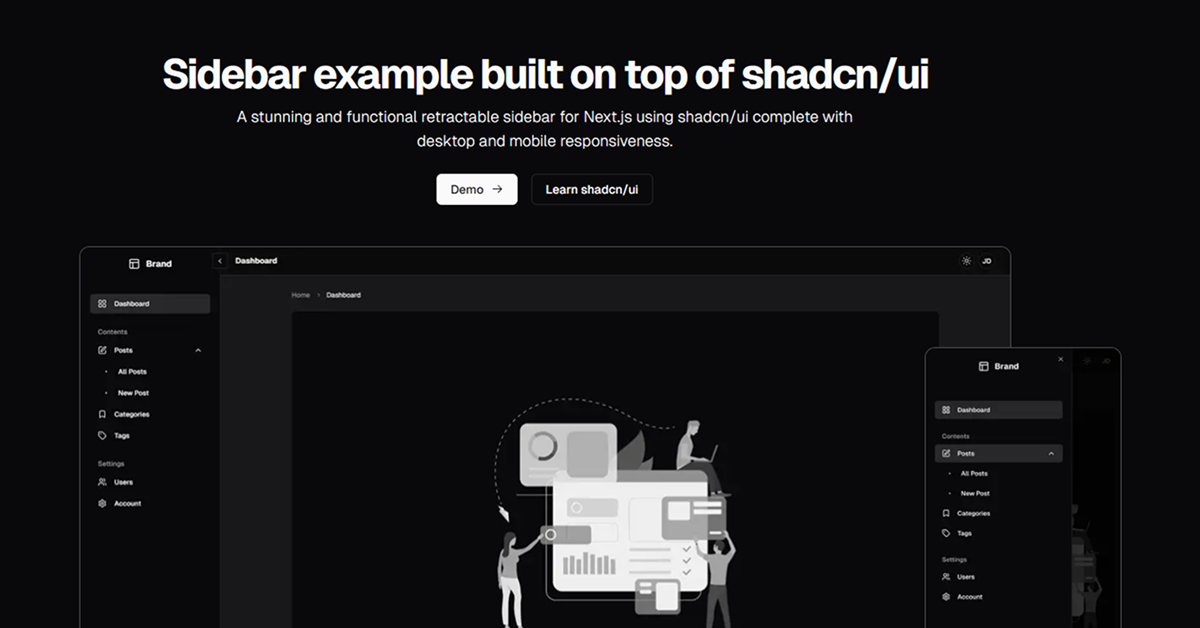 Shadcn Sidebar Component | All Shadcn
