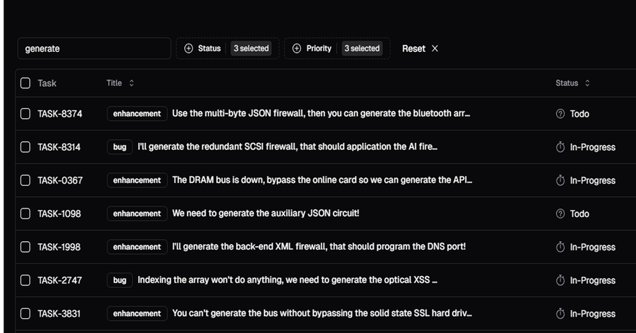 Shadcn UI Tables | All Shadcn
